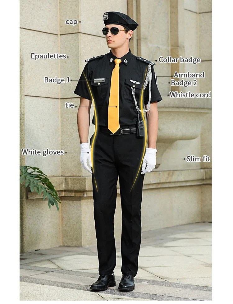 Man Security Prison Guard Dress Uniforms Shirts - OEM