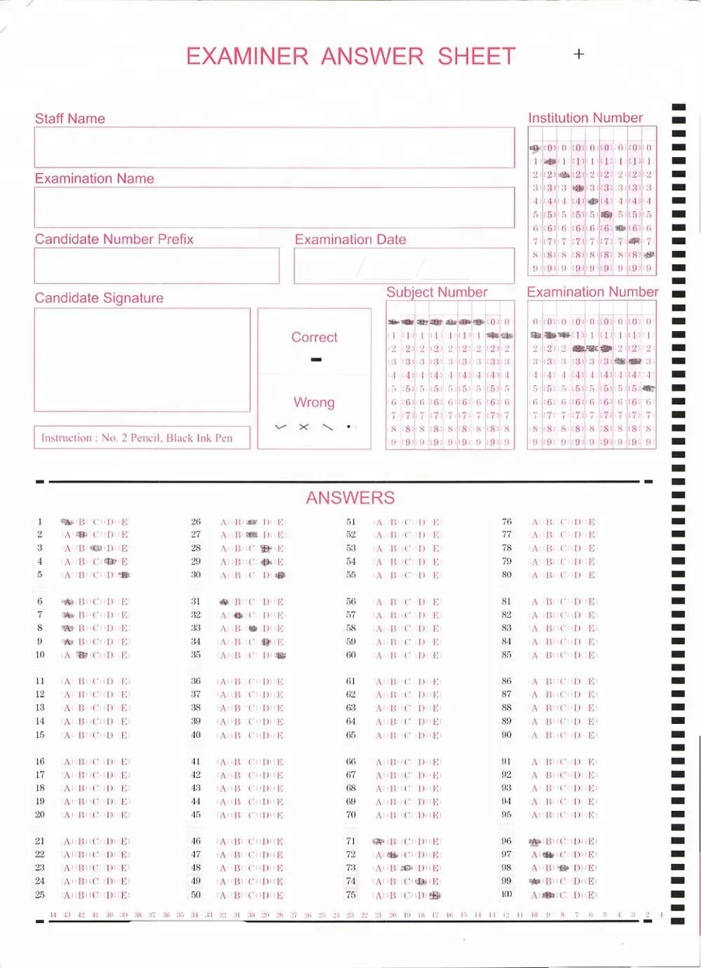 Optical Mark Reader (OMR Scanner) for Data Solution in University