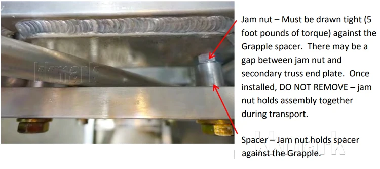 Aluminum TMB Bolt Truss Grapple for 12'' Tomcat Box Truss