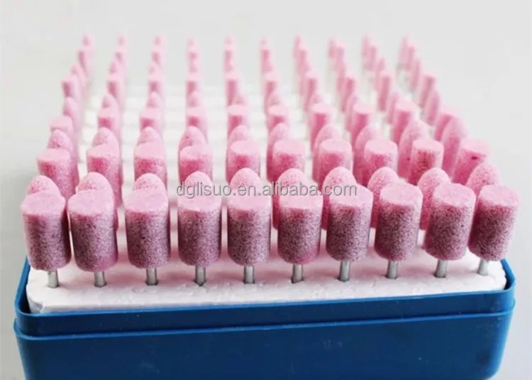 3mm Shank Abrasive Mounted Point,Pink Grinding Head,Grinding Stone ...