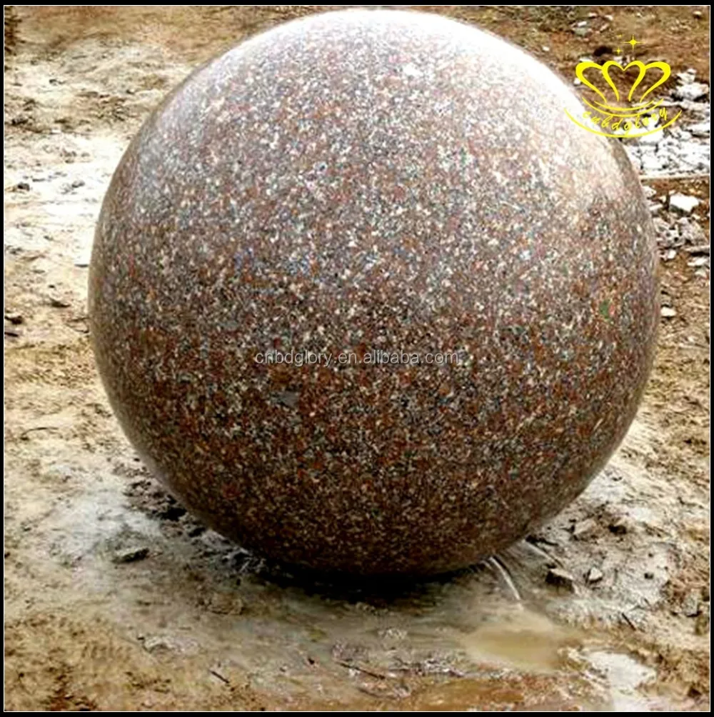 Outdoors Decor Balls Series Natural Sesame White Color Garden Stone ...