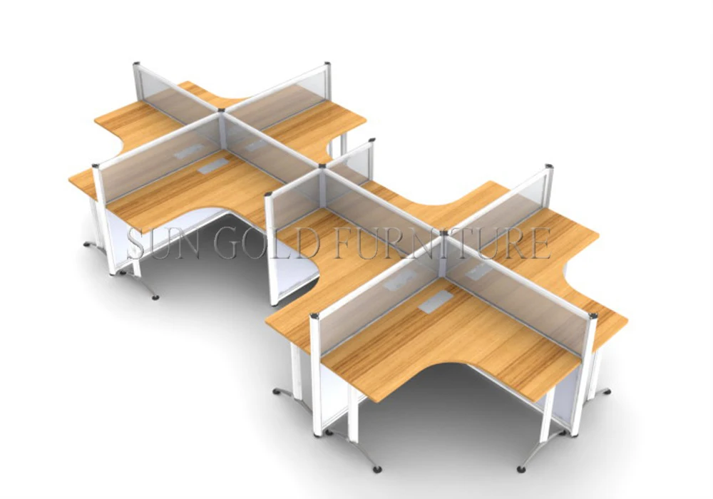 Staff Office Workstation For 6 Person Partition Office Cubicles Prices ...