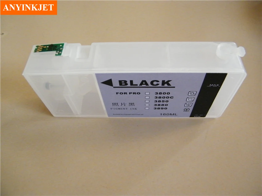 160ml Refillable Ink Cartridge With ARC Chip for Epson 3880 3800 3890 ...