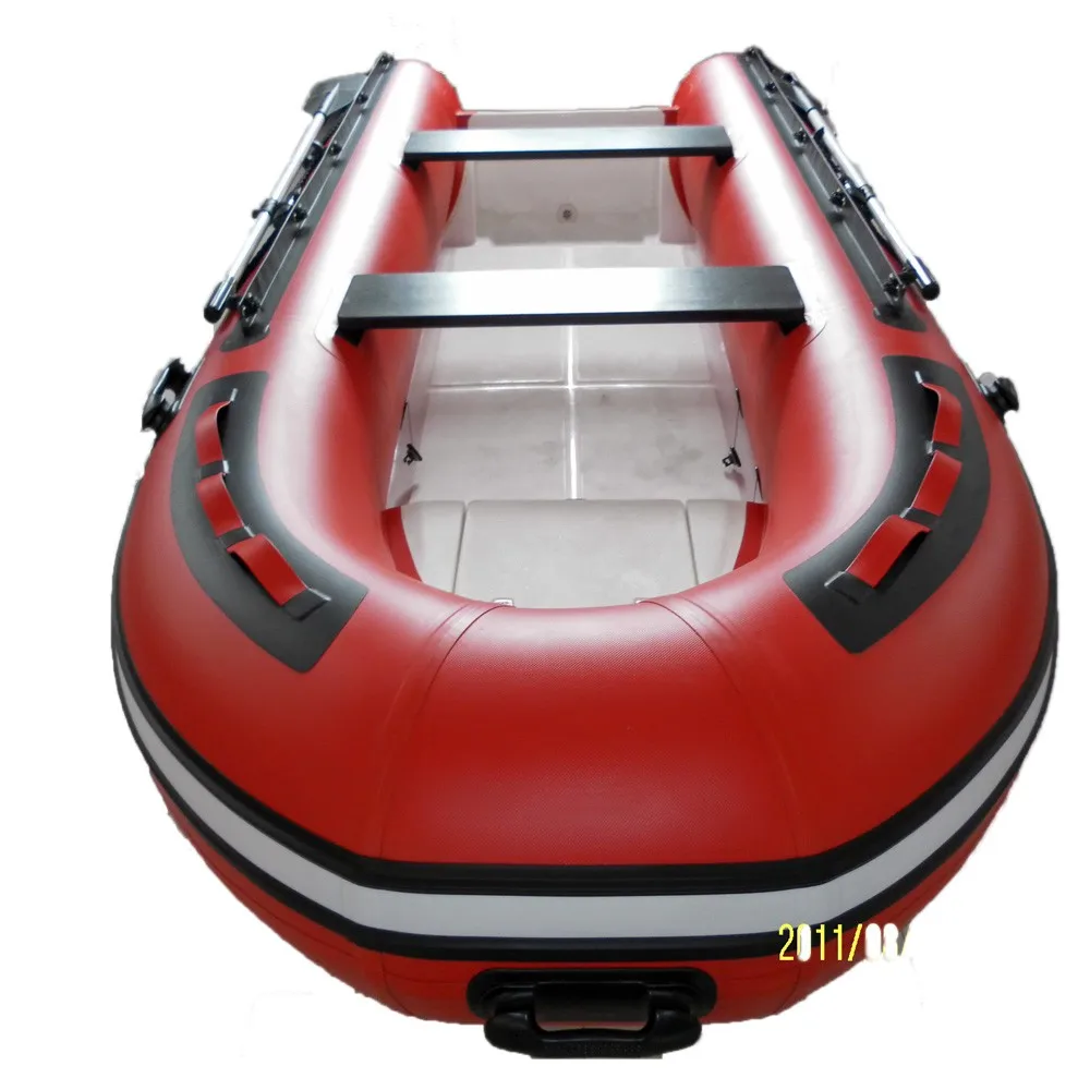 Ce Cheap Pvc Hull Inflatable Rib Catamaran 3.6m Fiberglass Floor ...