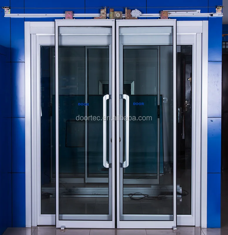 Doortec Interior Wooden Doors Semi-auto Glass Sliding Door Openner ...