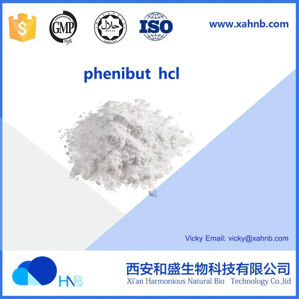 Api Raw Material 4-amino-3-phenylbutyric Acid Hcl / Phenibut Hcl Powder ...