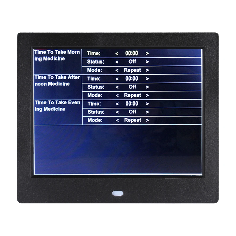 Wall Mount 8 Inch Digital Day Time Clock With Wifi Weather Station ...