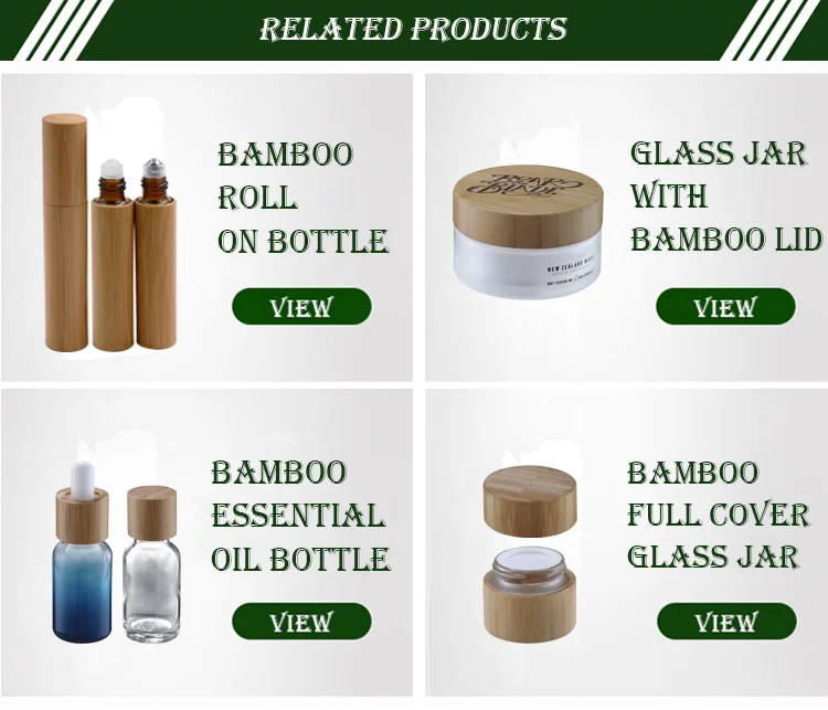Innovative Bamboo Packaging - Sustainable Cosmetic Jars