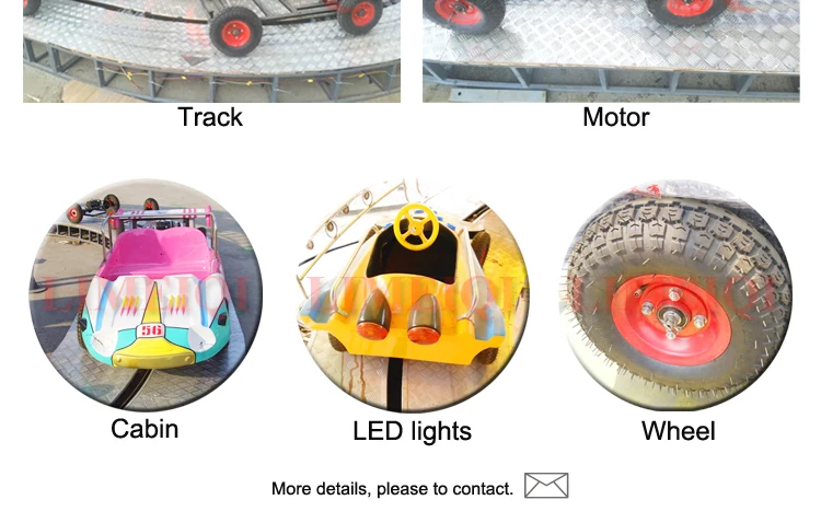 Outdoor Amusement Park Roller Coaster Mini Shuttle Train Kids Electric ...