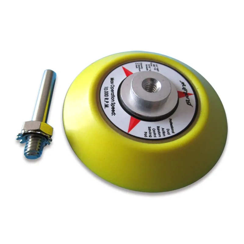 3inch 6mm Shank M6 Female Thread Rubber Sanding Pad Sanding Disc Pad ...