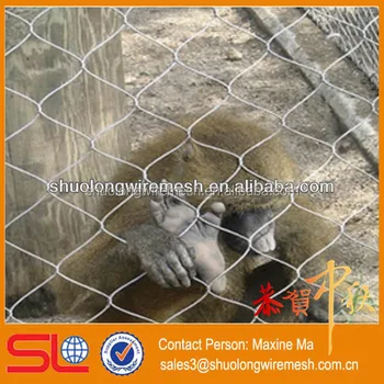 Hot Dip Drop-down Anchor Rope / Slope Wire Mesh Fence / Rock Fall ...