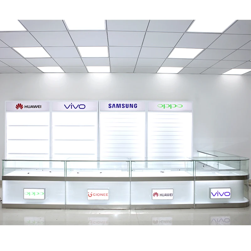 Glass Store Mobile Phone Display Showcase - Yujin Design