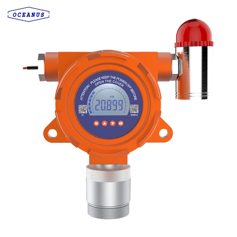 Oc-f08 Fixed Hydrogen Cyanide (hcn) Gas Detector With 4~20ma Signal ...