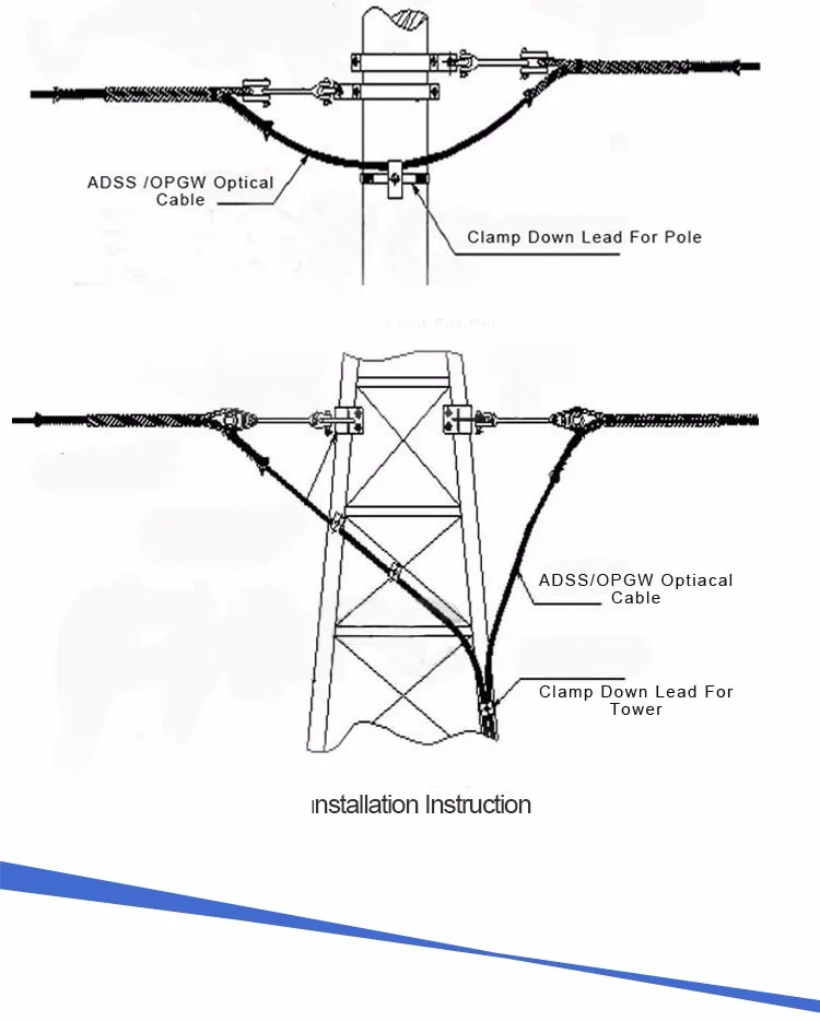 Adss Used Towers Cable Clamp With Rubber - Buy Towers Cable Clamp,Adss ...