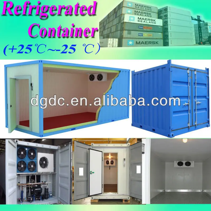 Refrigerated Container Cold Room with Polyurethane Panels