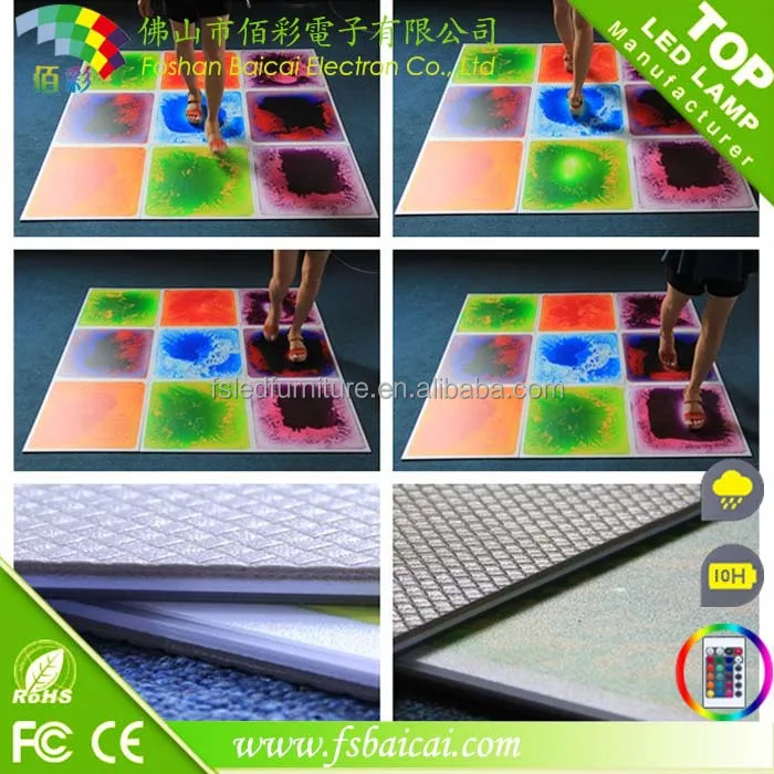 Liquid Led Floor Tile Sensory Floor Tile For Nightclub - Buy Sensory ...