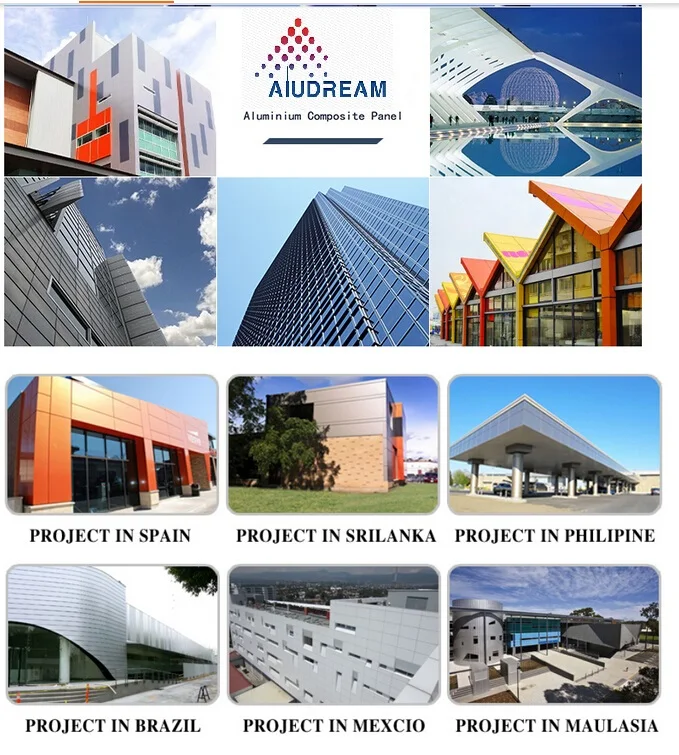 Wooden Color Coated Alucobond 1220x2440mm with Unbroken Core Aluminum ...