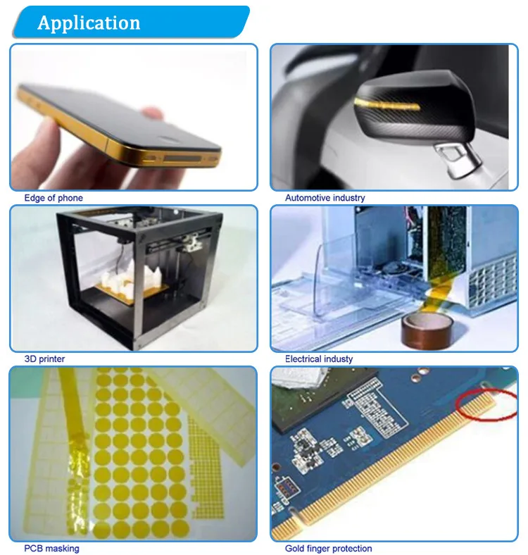 솔더 마스킹,유전체 절연 및 보호 황금 보호 폴리 아미드 필름 테이프 - Buy 골든 보호 폴리 아미드 필름 테이프,절연 폴리 ...