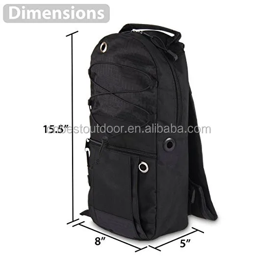 Medical Oxygen Cylinder Tank Backpack Bag with Adjustable Straps
