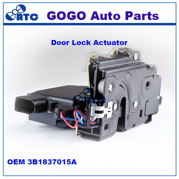 GOGO Left Front Door Lock Actuator for VW PASSAT B5 OEM 3B1837015A ...