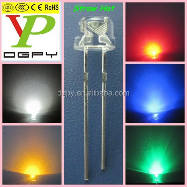 Led Rgb Dip Diodes Round Head Square Head Flat Top 4-pin Rgb Led Diodes ...