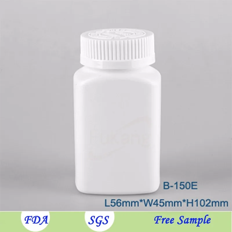 150ml Hdpe Small Pill Bottle Made In China,Flat Plastic Pill Bottles ...