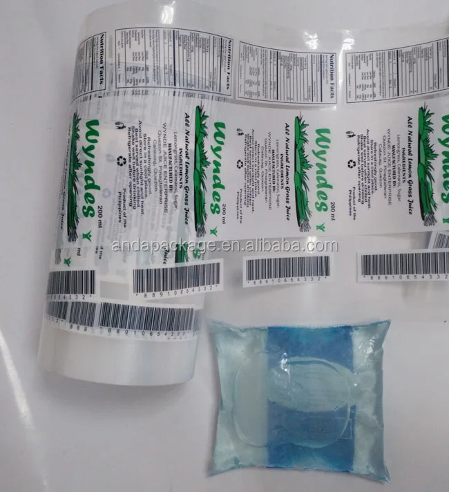 500 Ml Water Sachet Biodegradable Plastic Film - Buy 500 Ml Water ...