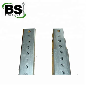 Perforated And Galvanized Square Sign Post For Traffic And Road Safety ...