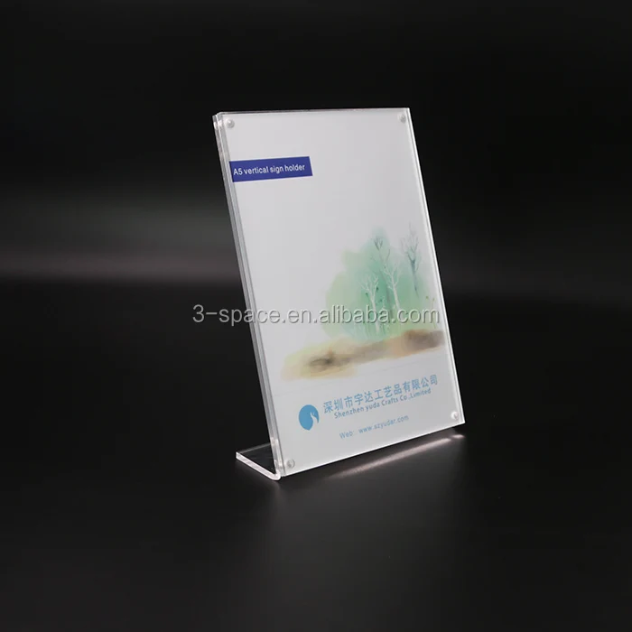 Price Tag Label Display Paper Promotion Card Holders Stands Acrylic ...
