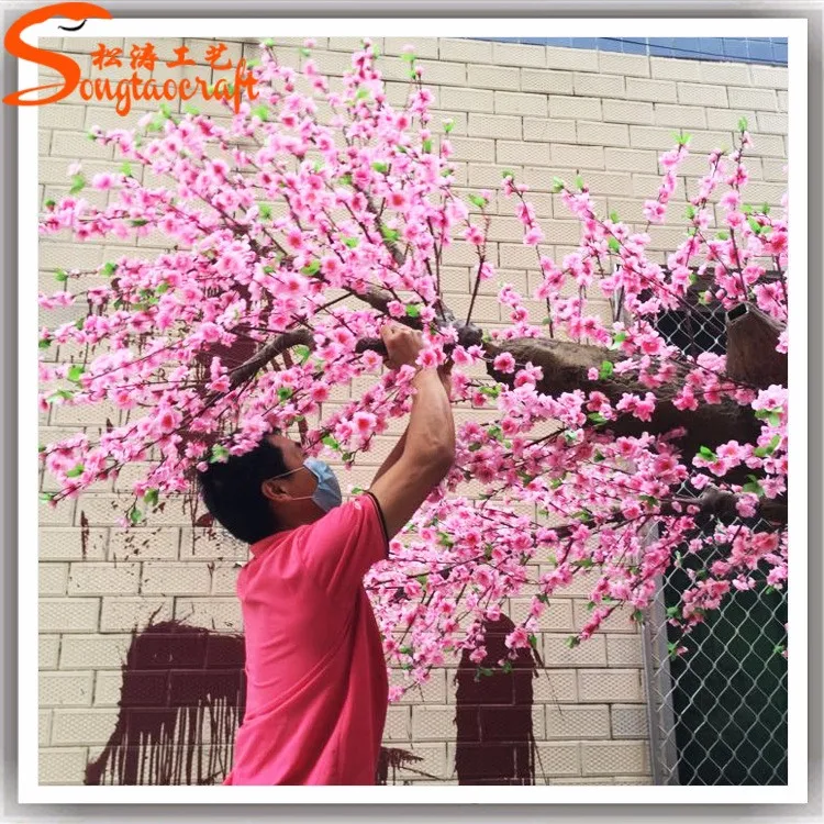 Pohon Ceri Buatan Merah Muda Dekorasi Besar Pohon Bunga Sakura Dekorasi ...