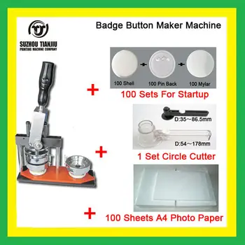Badge Button Maker Machine - Buy Badge Machine,Pin Badge Maker Machine ...