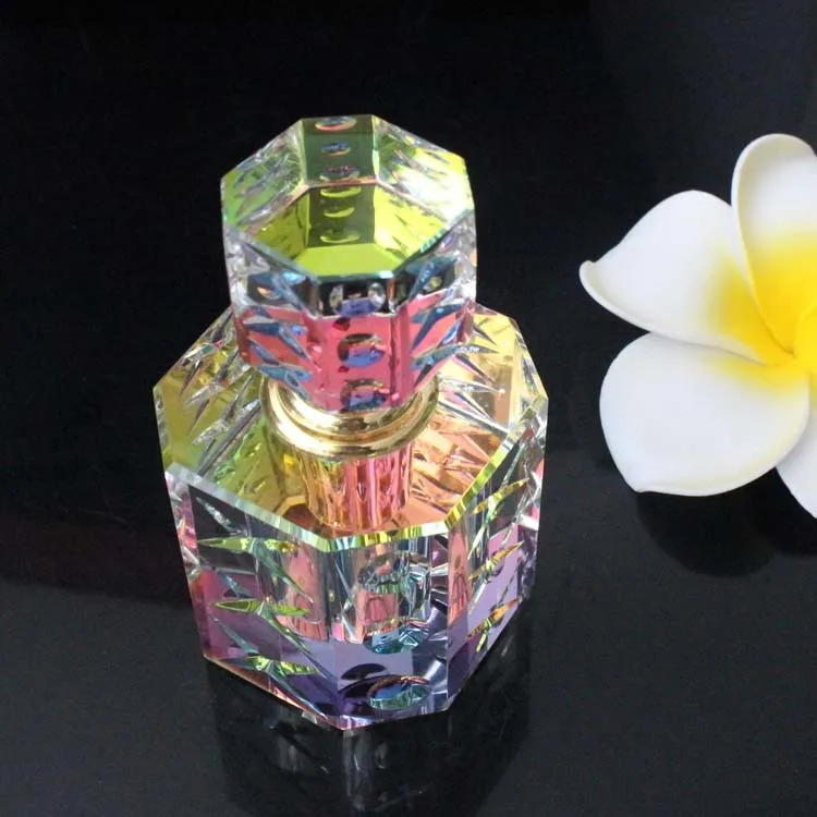 Wholesale 12ml Fantastic Rainbow Crystal Perfume Bottle