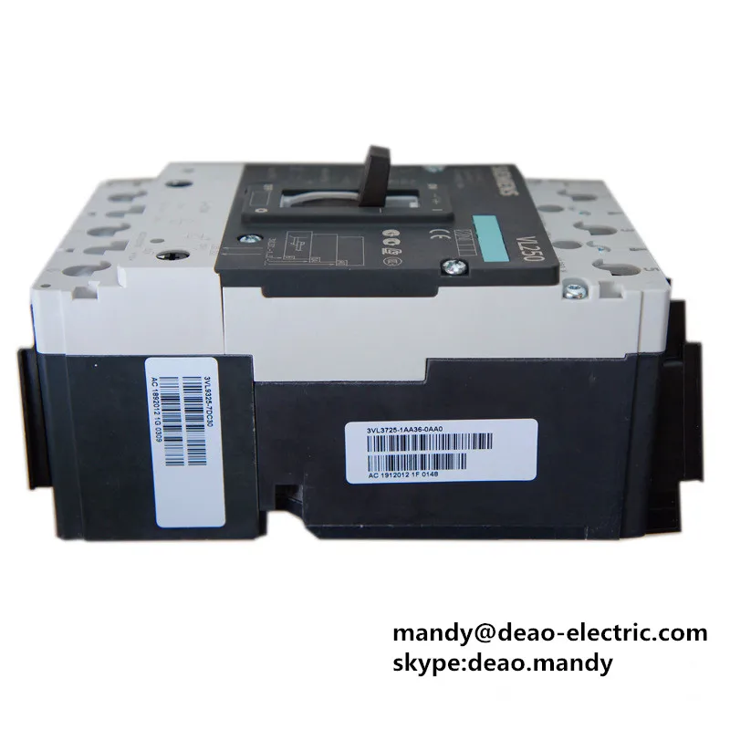 Siemens Plastic Circuit-breaker,3vl3725-1dc36-0aa0,Vl 250n Standard ...