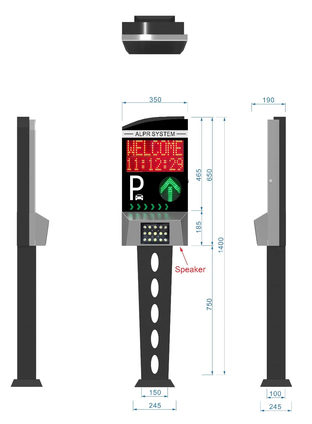 Lpr Alpr Anpr Automatic License Plate Recognition Smart Car Parking ...