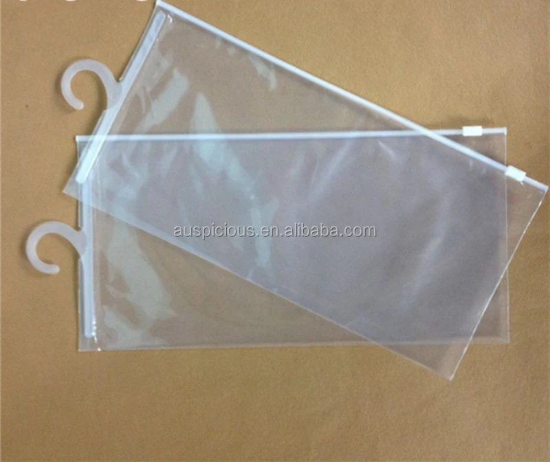 Garment Laminated Poly Bag/printed Poly Plastic Bag With Hanger - Buy ...