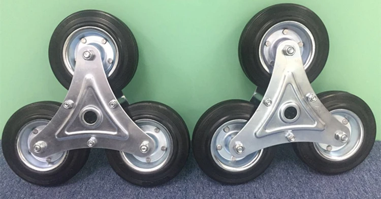 3 Wheel Ladder Wheels 6 Inch Stair Climbing Cart Wheels - Buy Stair ...