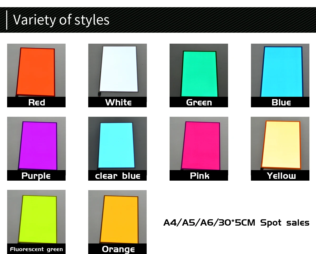 Flexible White Light Electroluminescent Backlight Foil ...