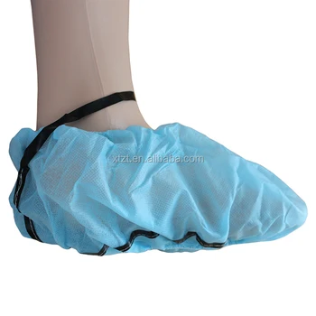 Disposable Esd Shoe Cover With Conductive Strip - Buy Anti-static Shoe ...