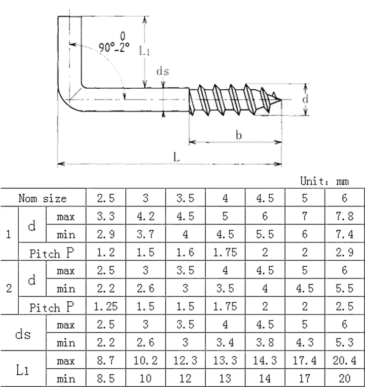 Angles L Hooks Seven Shape Hook Decorative Accessories Screw Hooks ...