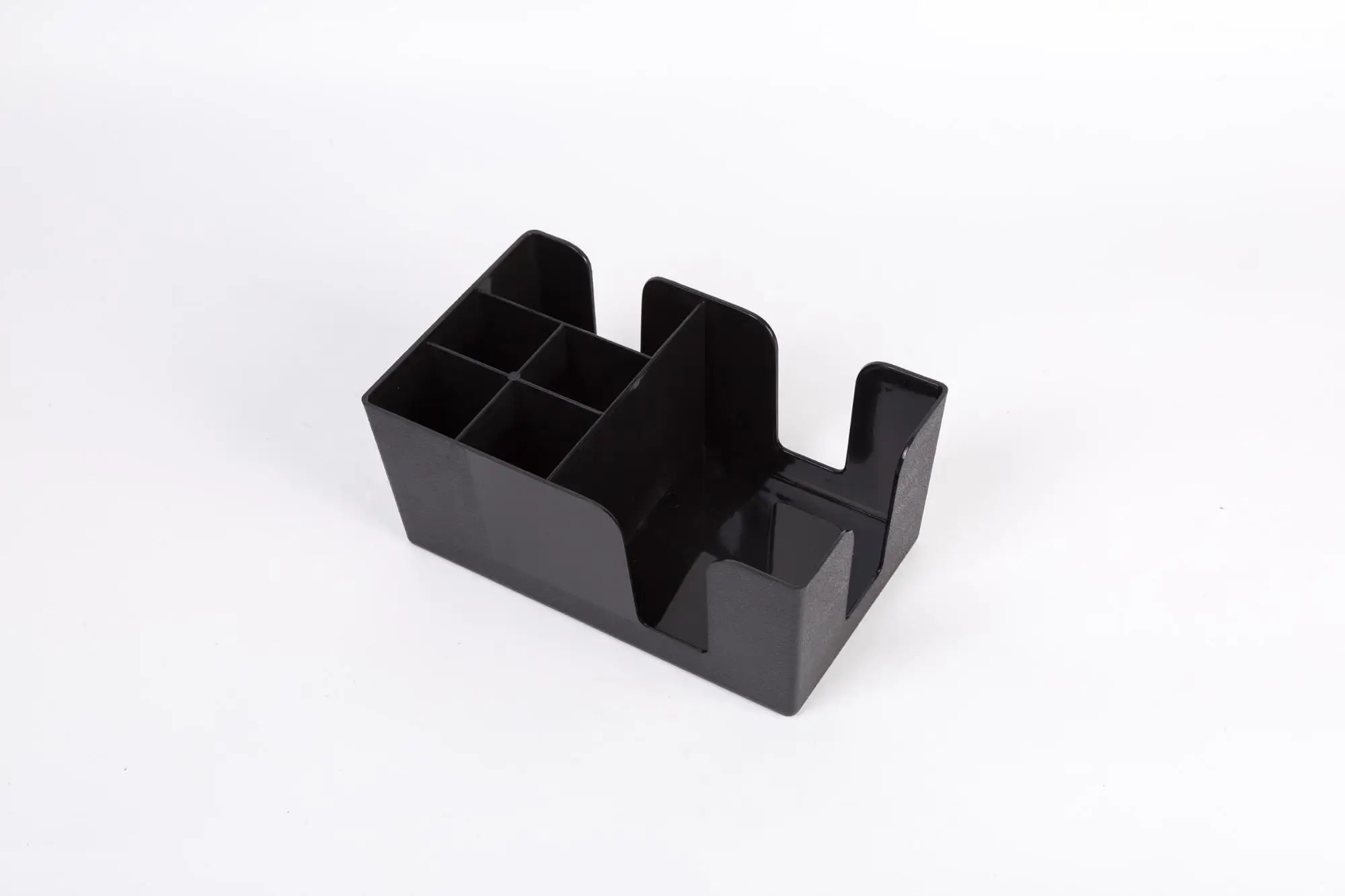 Bar Condiment Caddy Black Plastic Straws Holder Storage Organizer - Buy ...