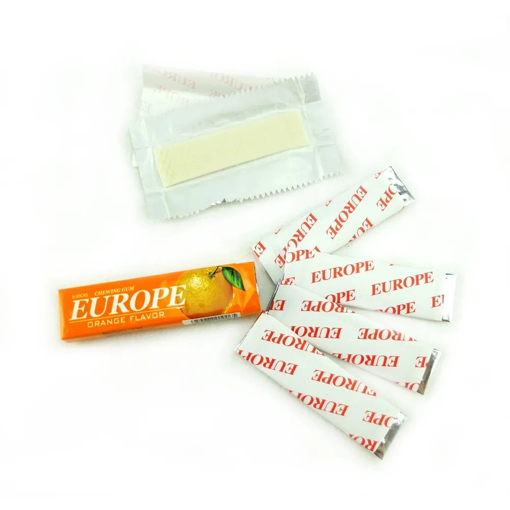 Bg-011 5 Piece Fruit Europe Chewing Gum - Buy Europe Chewing Gum ...