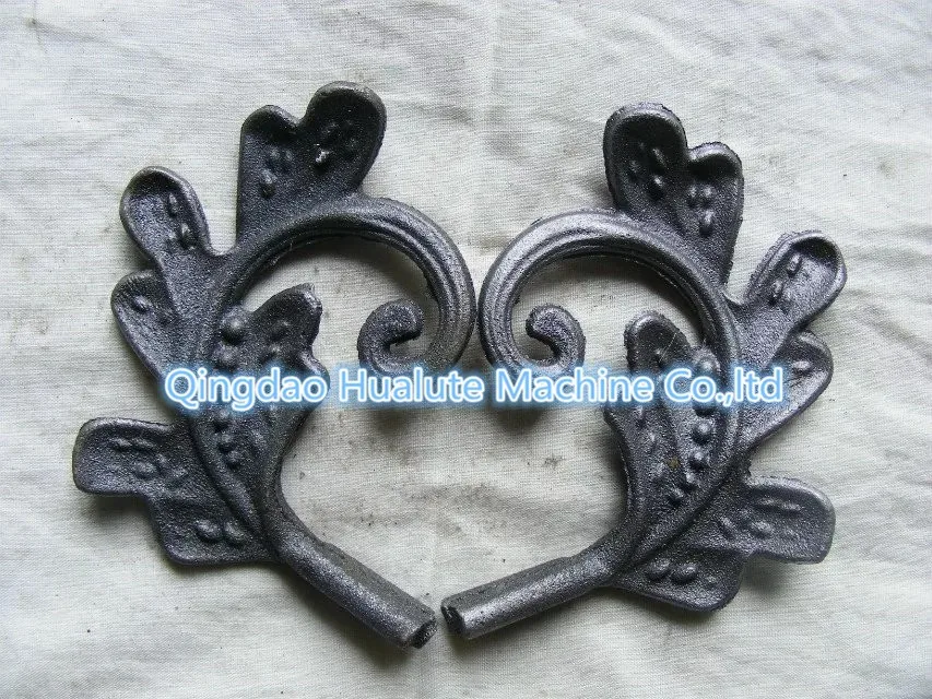 Wrought Iron Cast Iron/ Steel Leaves And Flowers Ornamental Wrought ...