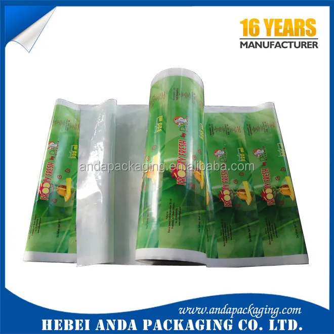 Plastic Film Roll For Water Sachet 500ml,1l Sachet Bags For Pure Water ...