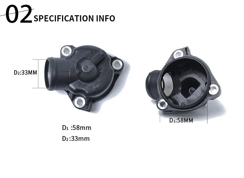 LR AUTO Thermostat Housing Cover - Reliable Mercedes-Benz Part