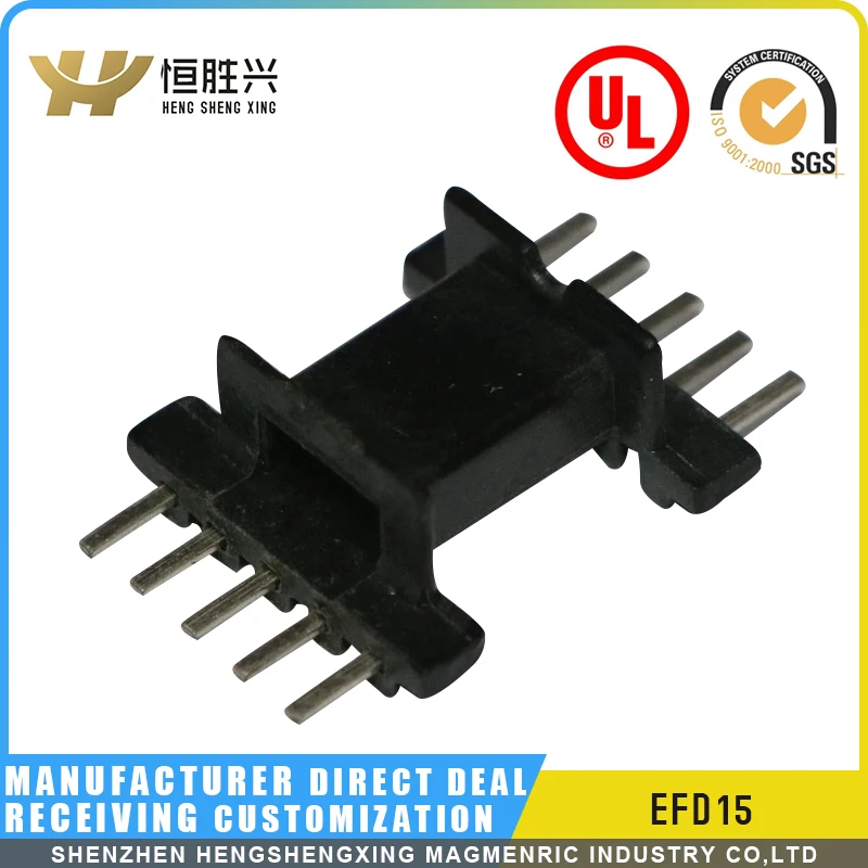 Efd15 Smd Straight Pin Bakelite Bobbin Frame Fd15 Rohs Efd15 Smd Transformer Bobbin - Buy ...