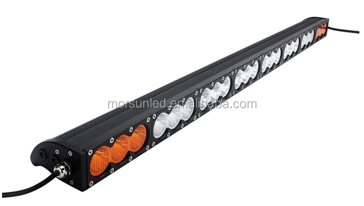 Newest Amber And White Flash Led Light Bar. 43'' 60v 240w Single Row ...