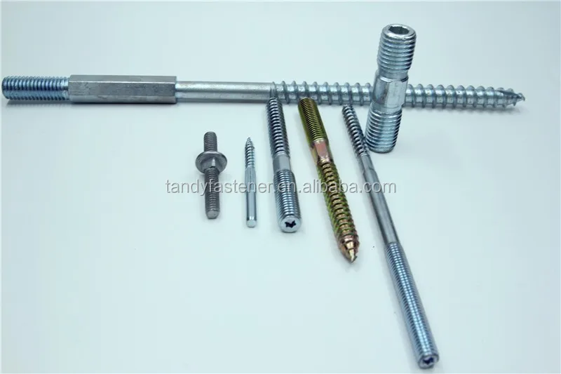 Wooden Threaded Rod/hanger Bolts/stud Bolt - Buy Wooden Threaded Rod ...