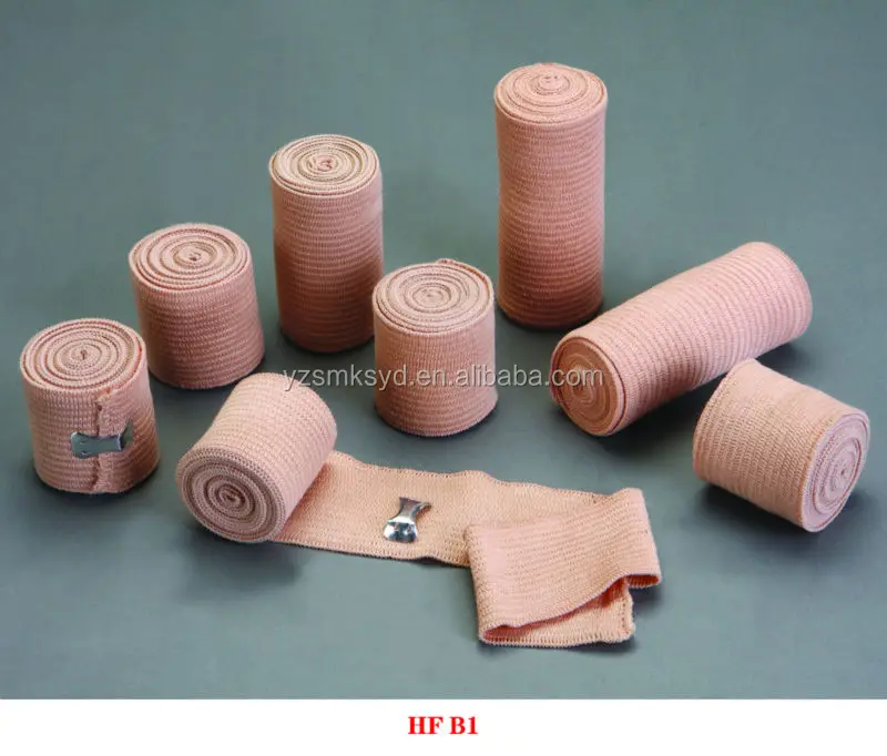 Surgical Dressing Bleached Elastic Crepe Bandage - Buy Crepe Bandage ...