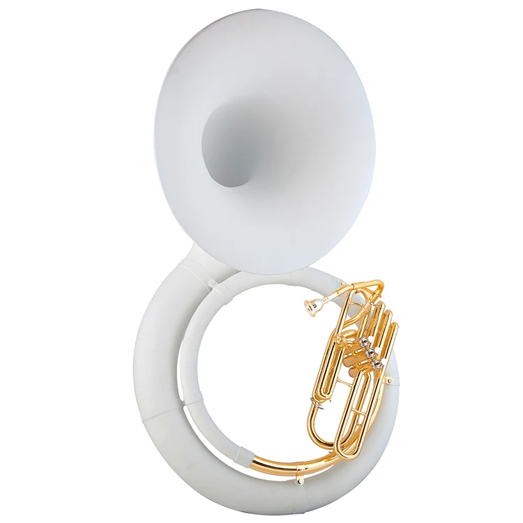 Wholesale Brass BB Key Sousaphone with 3 Valves & Fiberglass
