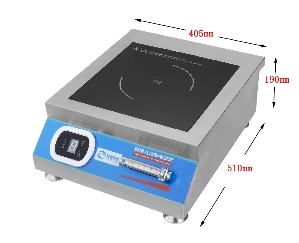 5kw Stainless Steel Single Cooktop Commercial Induction Cooker - Buy Ce ...